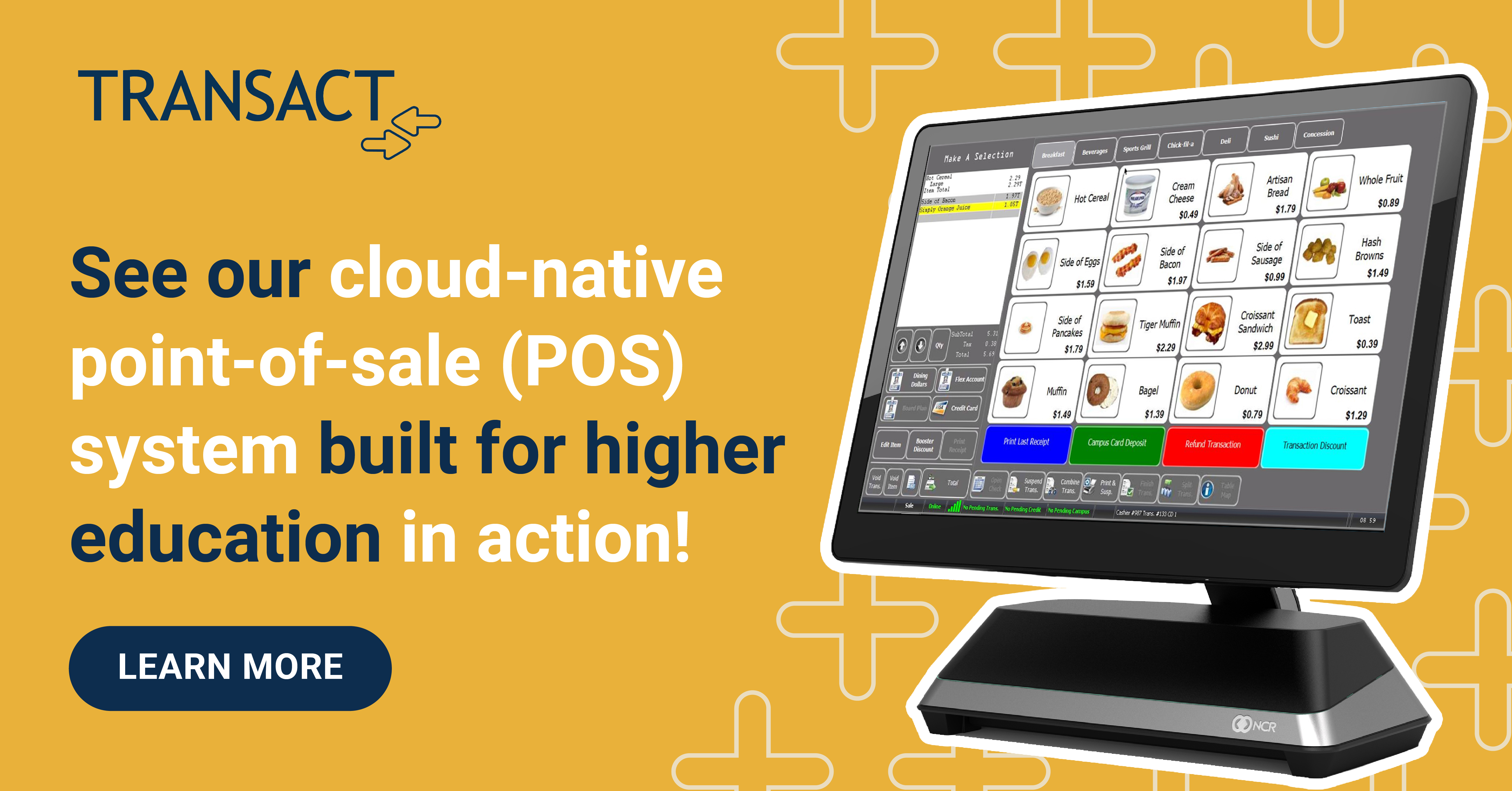 See Transact Cloud POS in Action, Without a Sales Rep